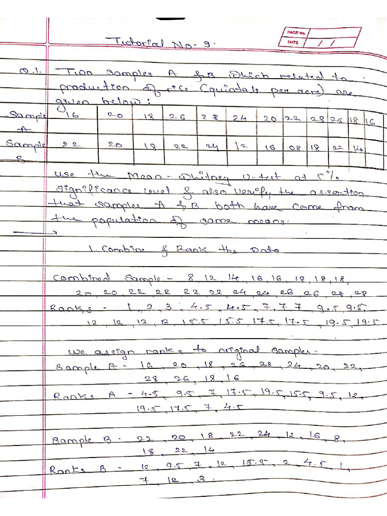 BRM Tutorial 9-15 | PDF