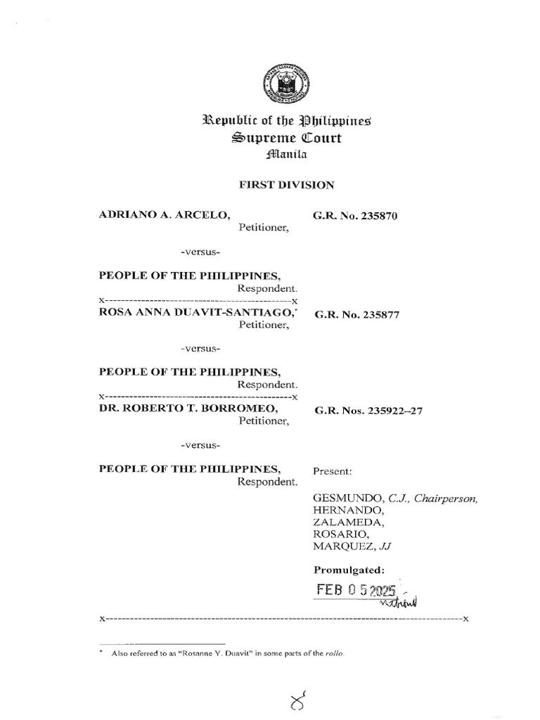 Adriano vs. PP 235870 | PDF | Public Law | Common Law