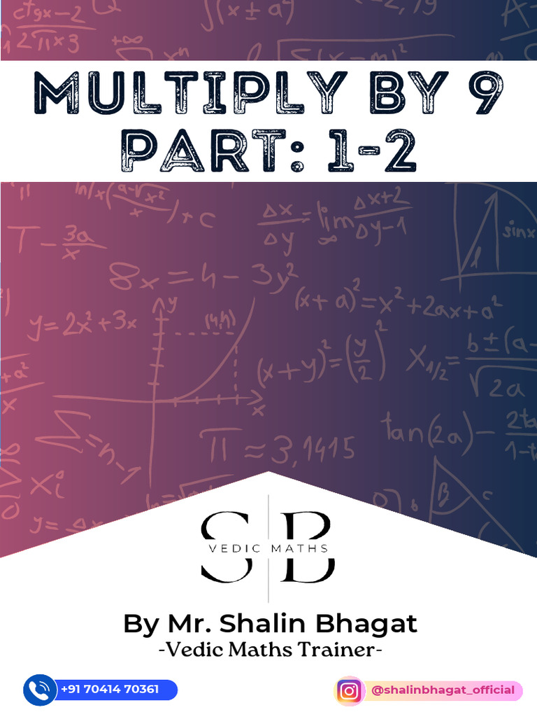 MULTIPLY BY 9 Part 1 - 2 | PDF