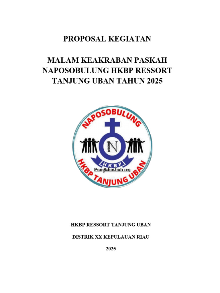 Proposal Paskah NHKBP 2025 | PDF