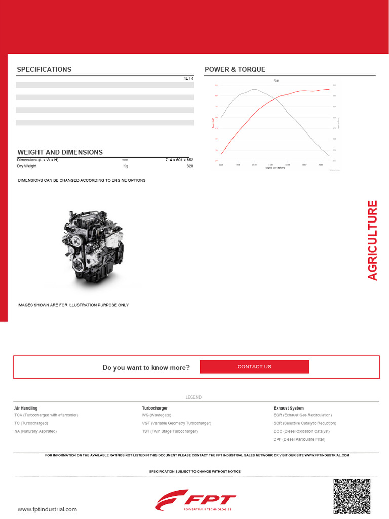 Agriculture_F36_63_kW_(82_HP)_@_2300_rpm | PDF | Diesel Engine | Propulsion