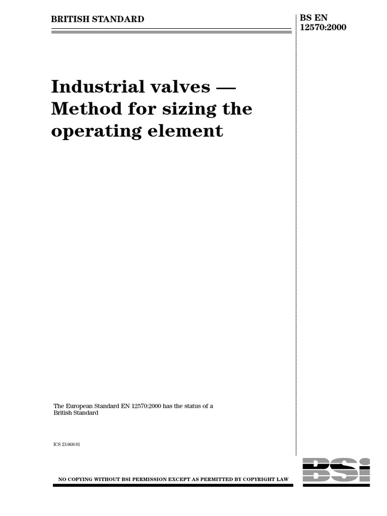 Método de dimensionado de válvulas | PDF | Derechos de autor