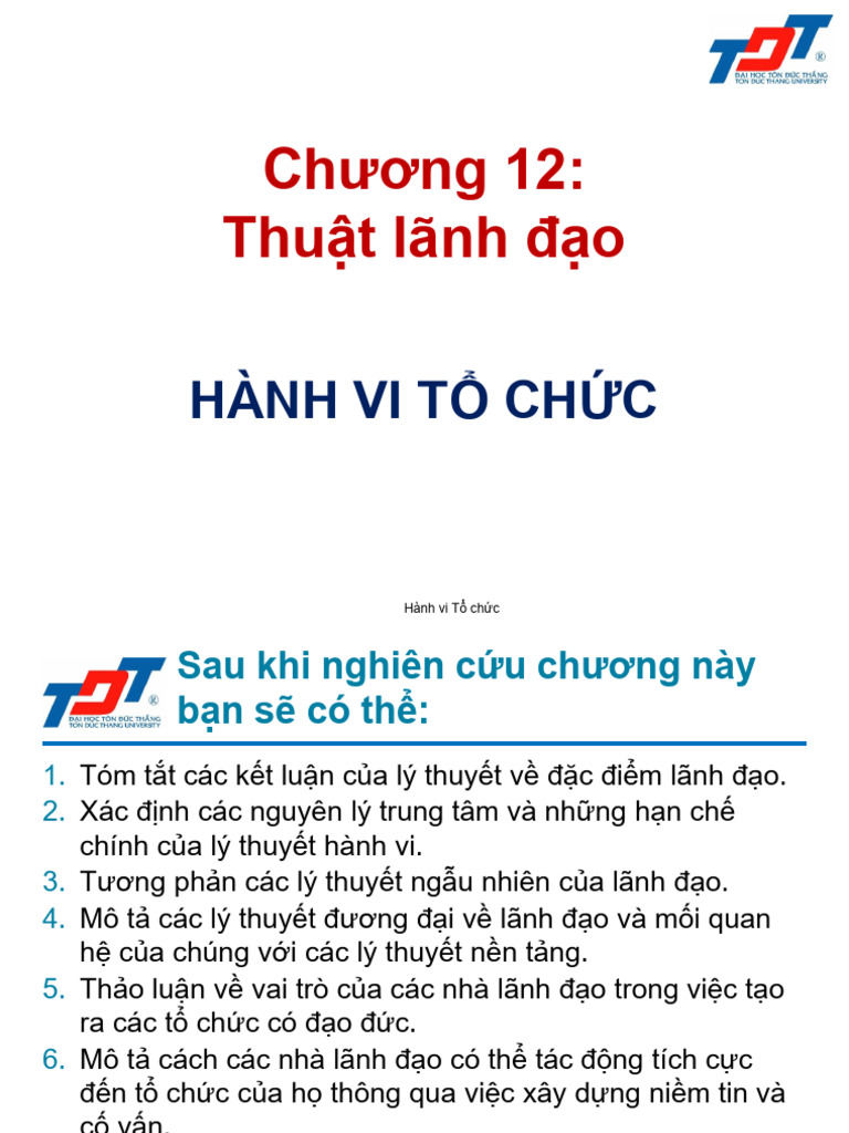 2023 HVTC C12 - Thuat Lanh Dao | PDF