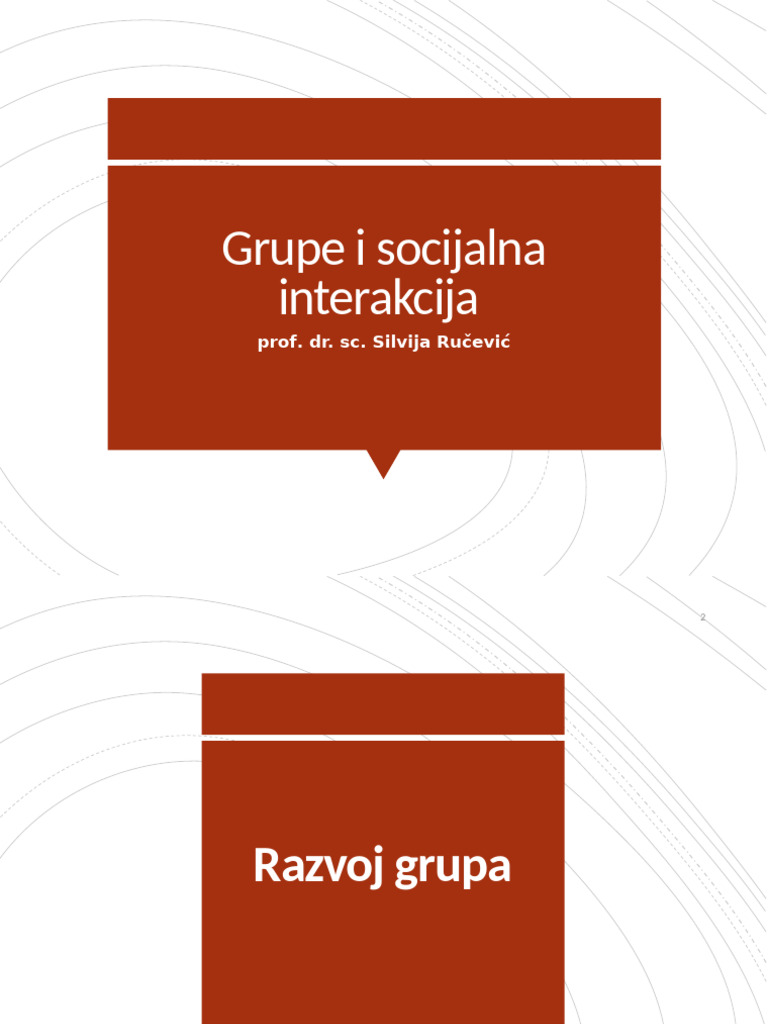 Formiranje I Struktura Grupa | PDF