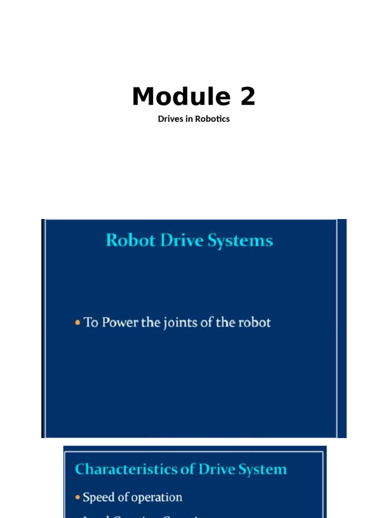 Module 2 - Drives Types | PDF
