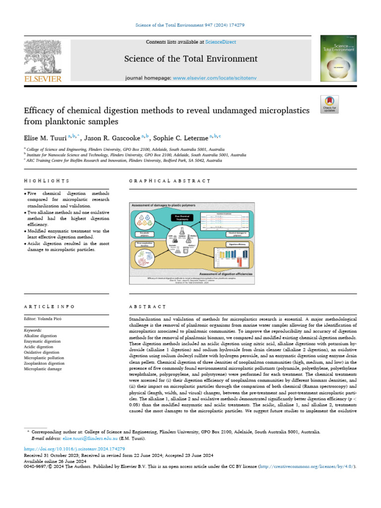 2024-Chemical Digestion Methods | PDF | Filtration | Magnesium