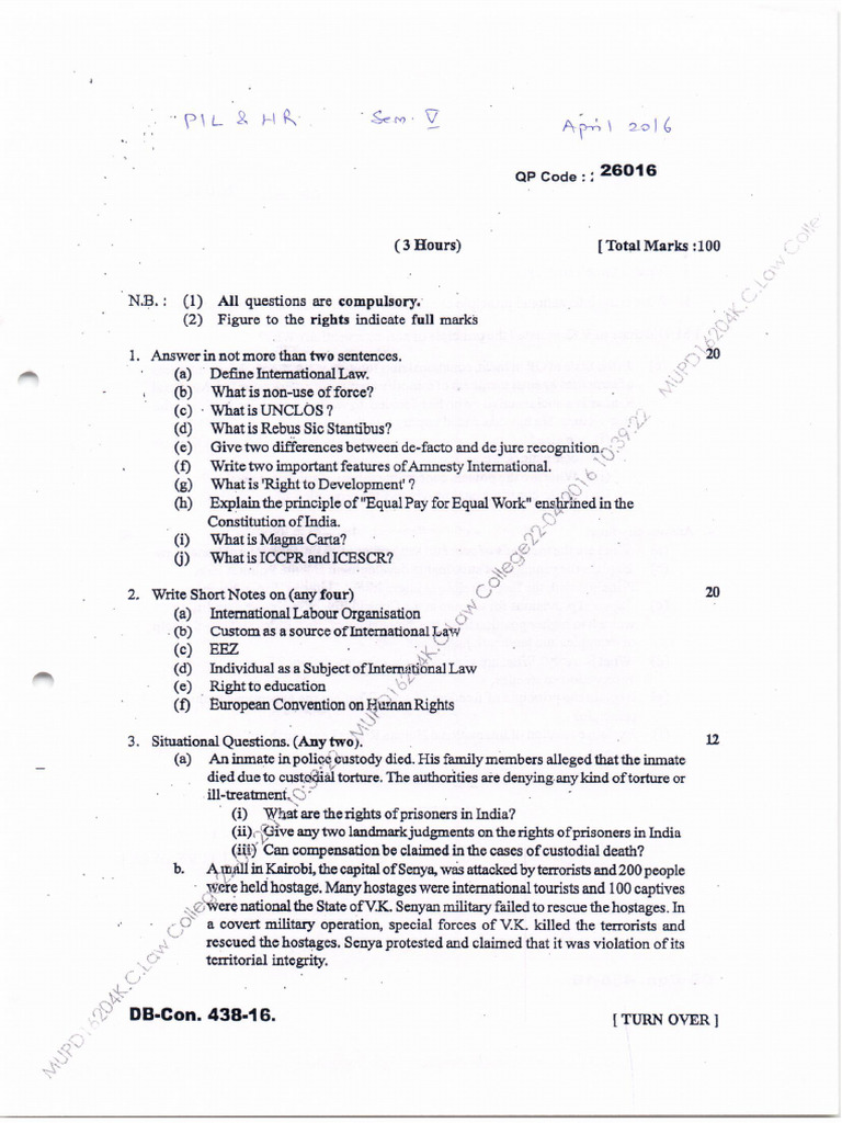 2016 PIL - HR - May | PDF