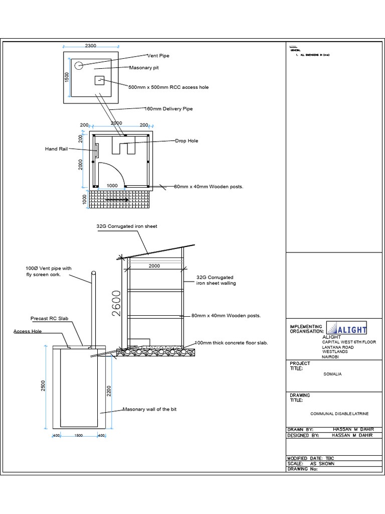 CA3 Design - Communal Latrine PWD | PDF | Building | Architectural Design