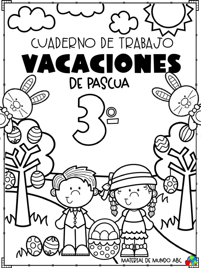 Cuadernillo Vacaciones Pascua 2025 - Tercer Grado | PDF | Eastertide ...