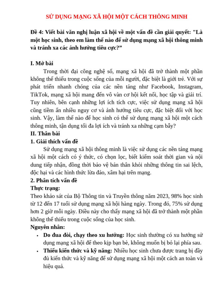 S D NG M NG Xã H I M T Cách Thông Minh | PDF