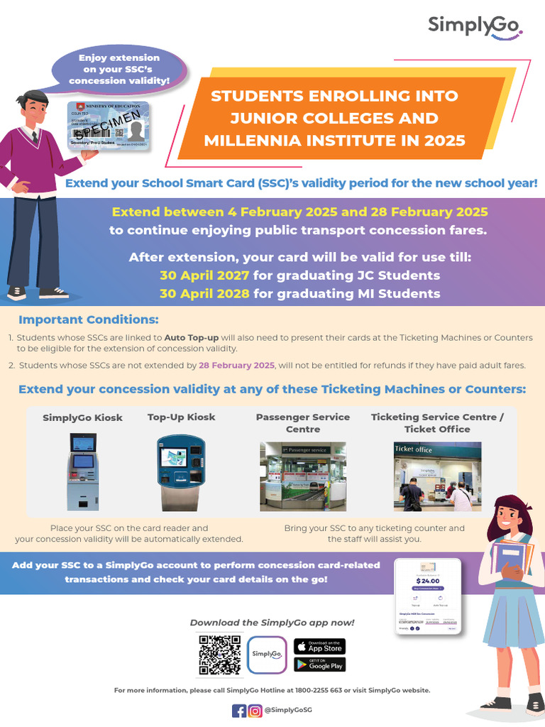 Concession Extension - SimplyGo Template - JC MI Students - v2 | PDF