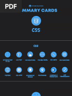 CSS Summary Cards | PDF | Notation | Artistic Techniques