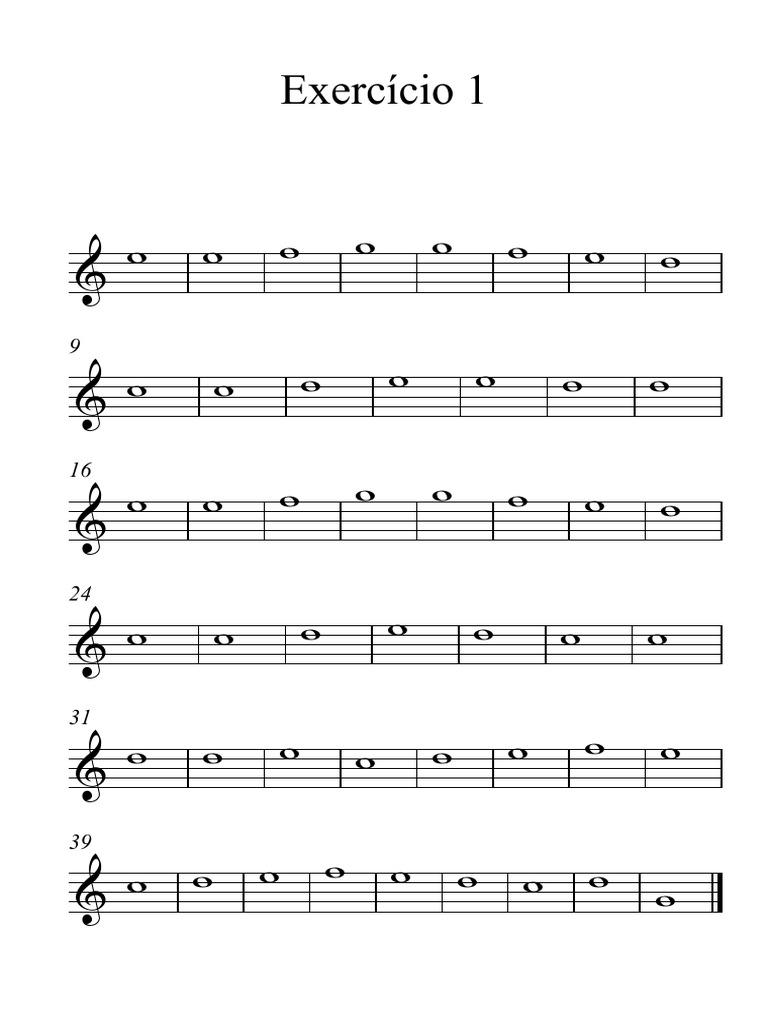 Exercício1 (9 Sinfonia) | PDF