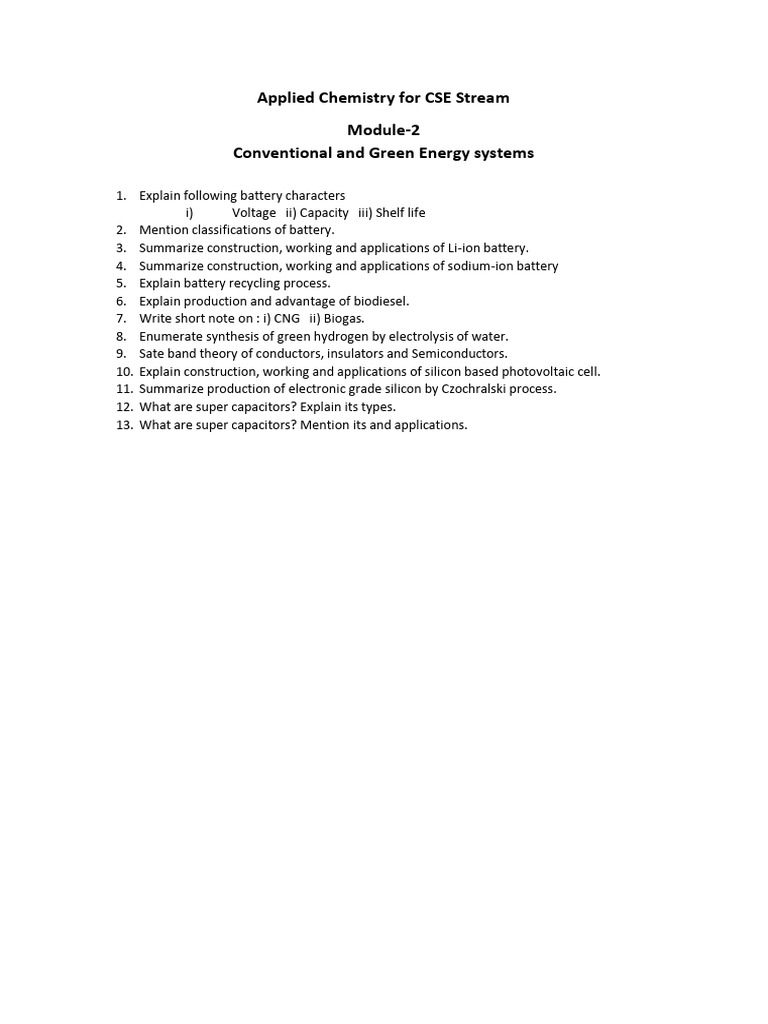 Question Bank Module-2 & 4 CSE Stream | PDF
