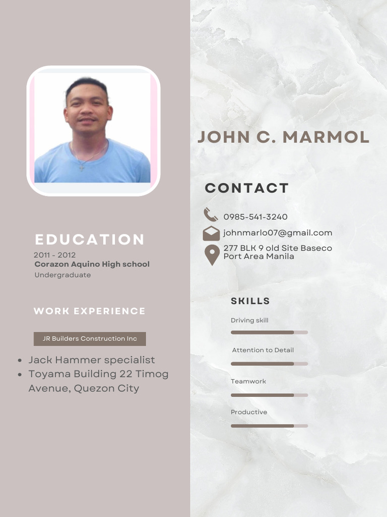Gray Simple Resume - 20250303 - 190530 - 0000 | PDF
