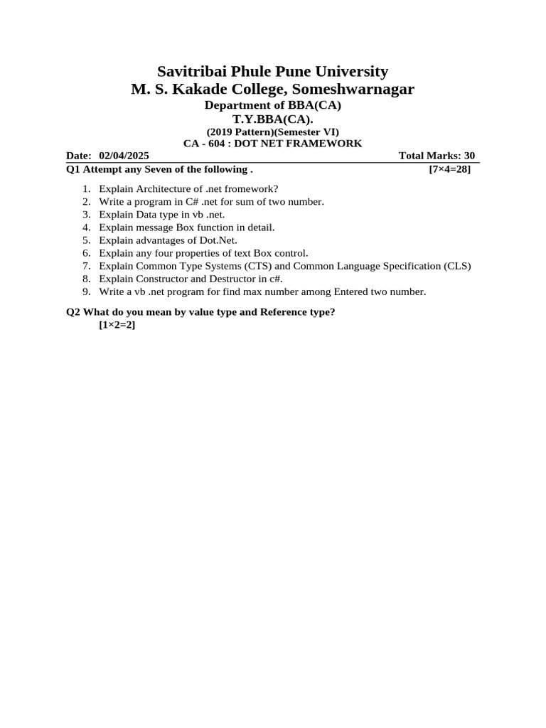 Internal - Dot - Net | PDF