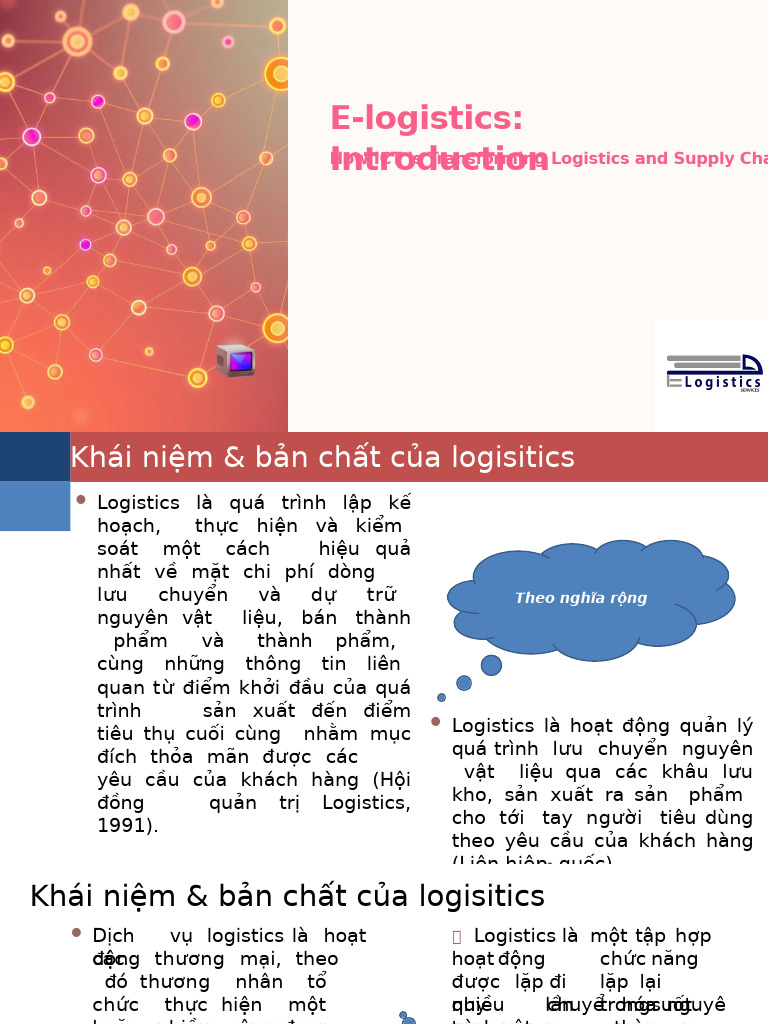 E-Logistics:: How ICT Is Transforming Logistics and Supply Chains | PDF