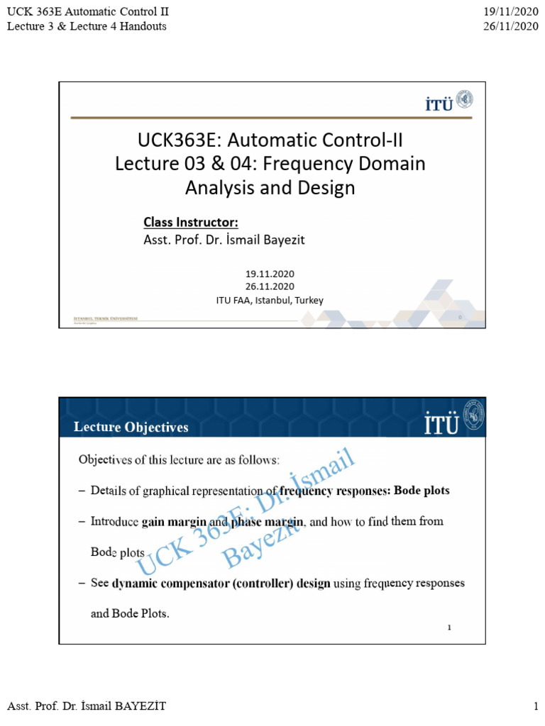 UCK363E Lecture03&04 Printout | PDF | Mechanics | Electronic Circuits