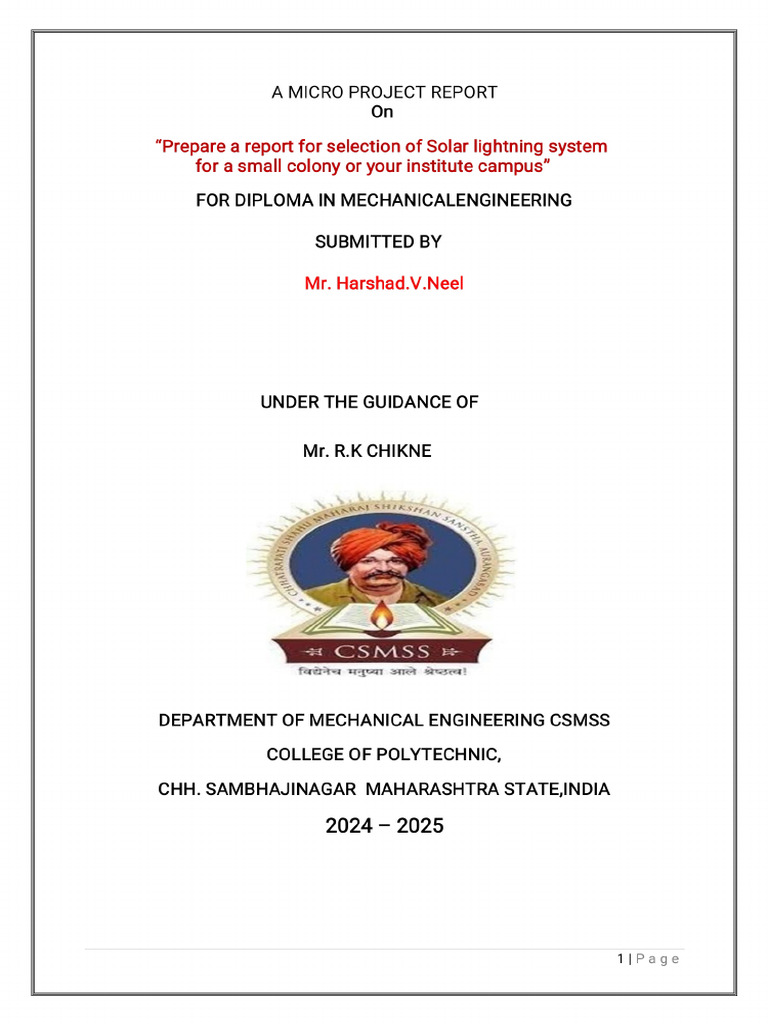 Ret Microproject Harshad | PDF