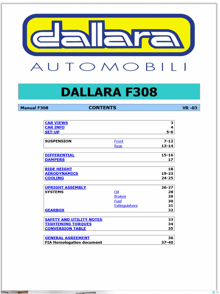 Manual F308 | PDF