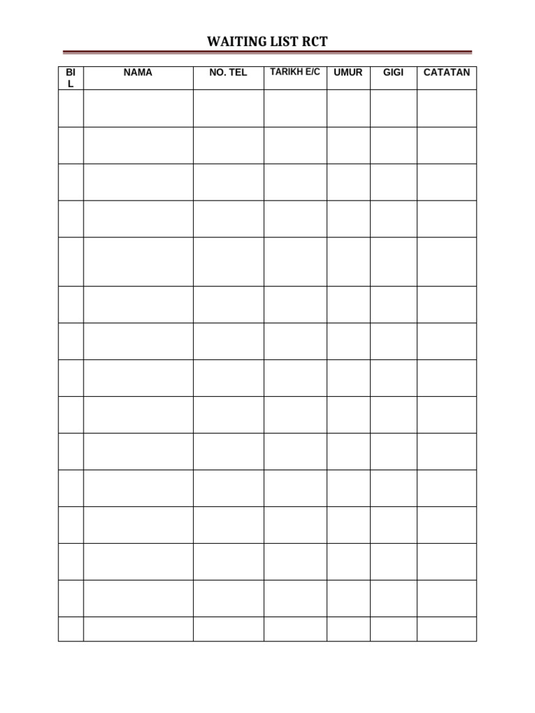 Waiting List RCT | PDF