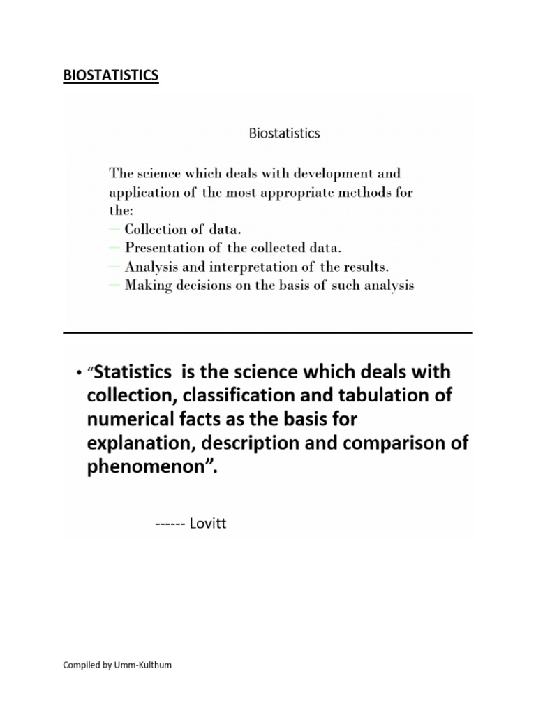 CLINICAL CHEM- BIOSTATISTICS-1 | PDF