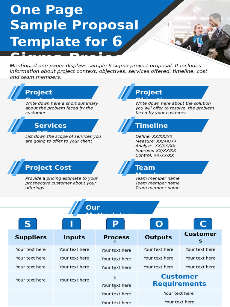 One Page Lean Proposal | PDF | Customer | Business
