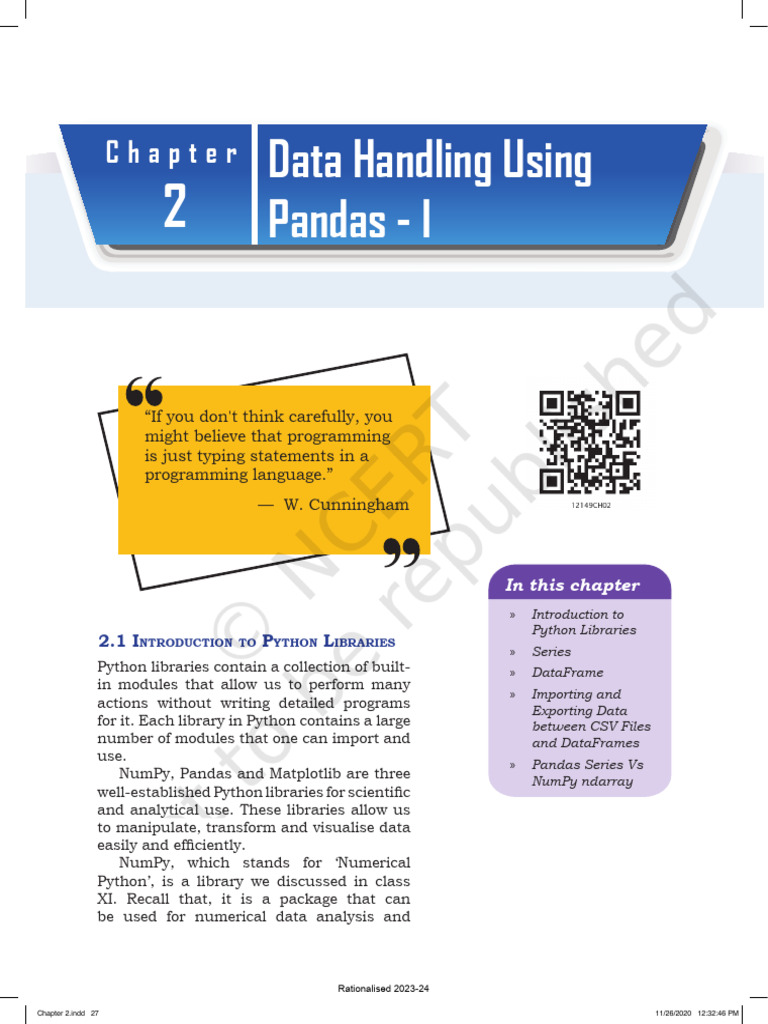 Httpsncert Nic Intextbookpdfleip102 PDF | PDF | Python (Programming Language) | Computer Programming