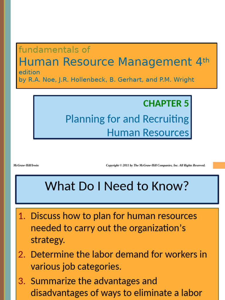 Human Resource Planning & Recruitment Guide | PDF | Recruitment | Human ...