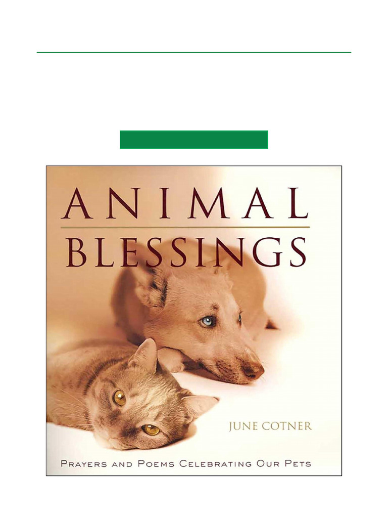 Animal Blessings: Prayers & Poems | PDF