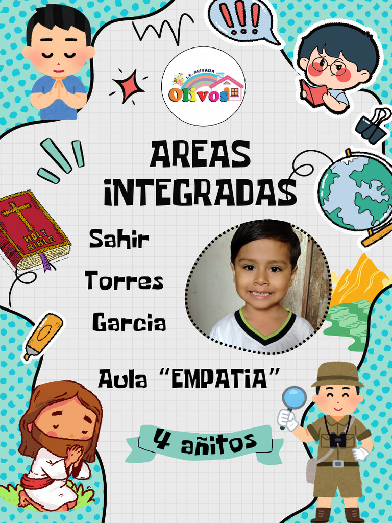 Documento A4 Portada Carátula Proyecto Escolar Creativa Infantil Multicolor (1) | PDF