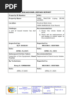 Breakdown and Repair Report Template | PDF