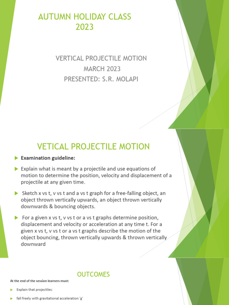 Vertical Projectile Motion Analysis | PDF | Velocity | Acceleration