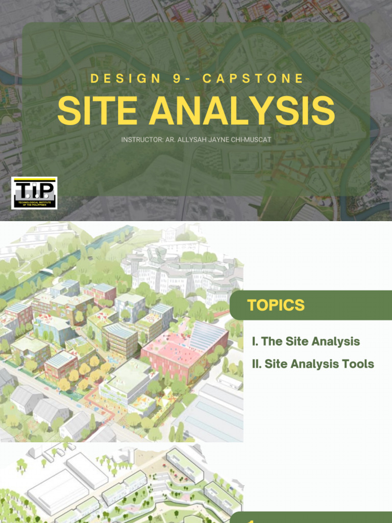 Site Analysis & Site Analysis Tools | PDF