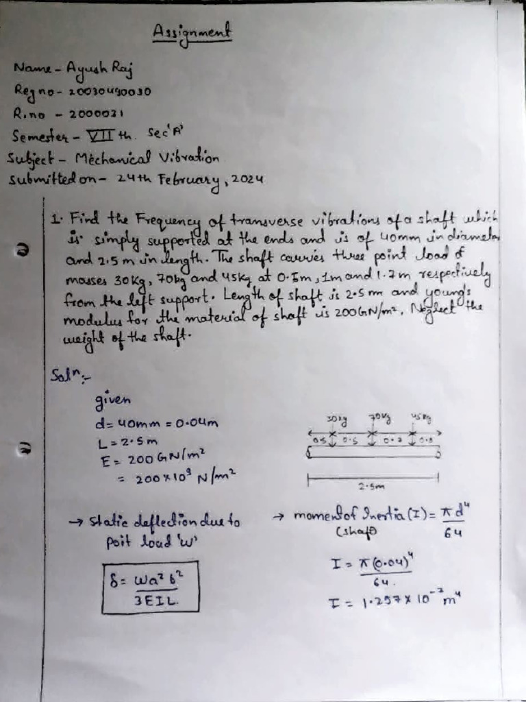 Assignment Ayush 2k20 | PDF
