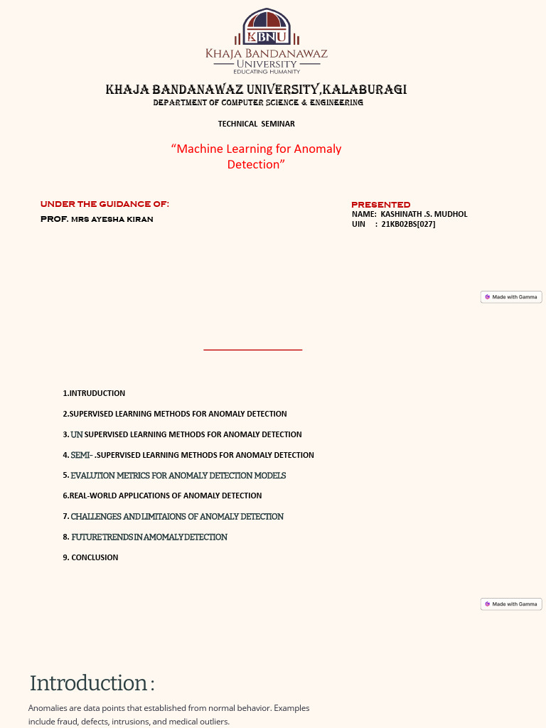 Introduction-to-Anomaly-Detection-with-Machine-Learning | PDF | Machine Learning | Computer Science