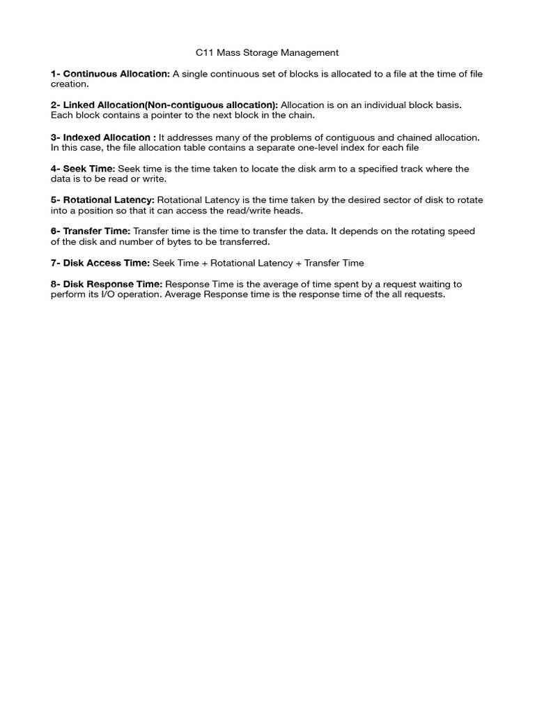 Operating Systems Questions | PDF