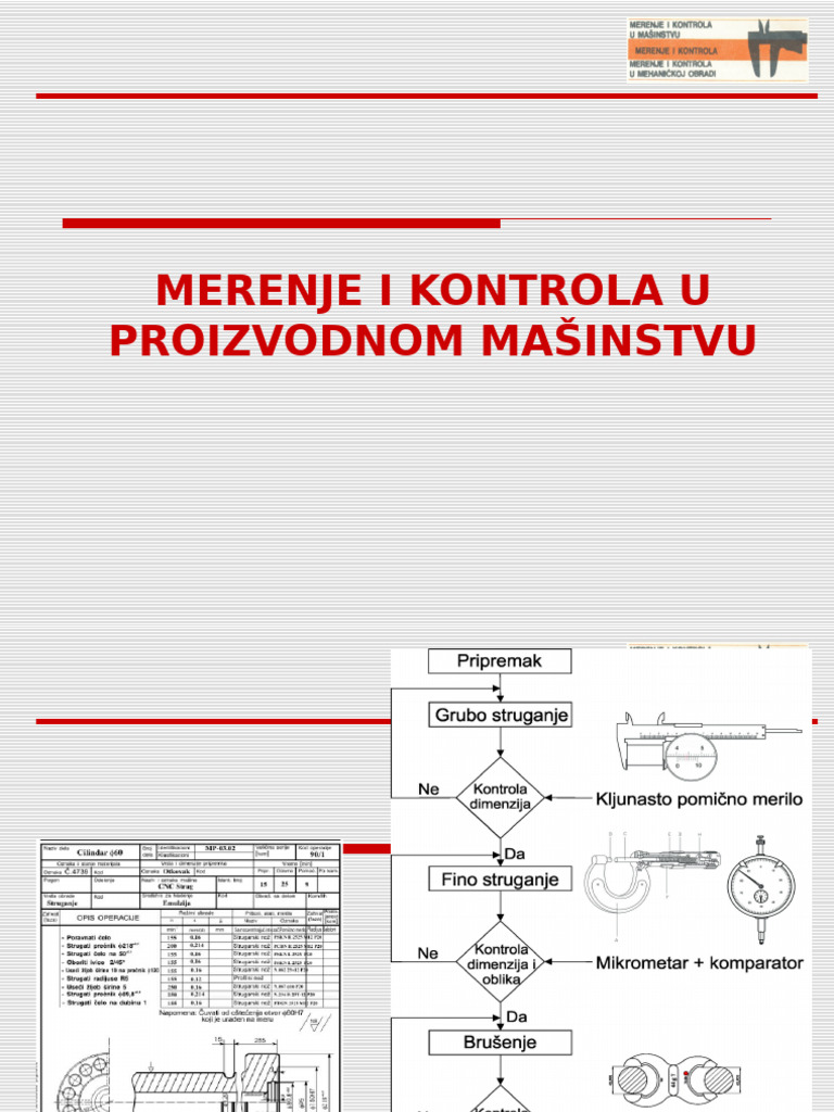 1 - Merenje I Kontrola U Masinstvu - Uvod | PDF