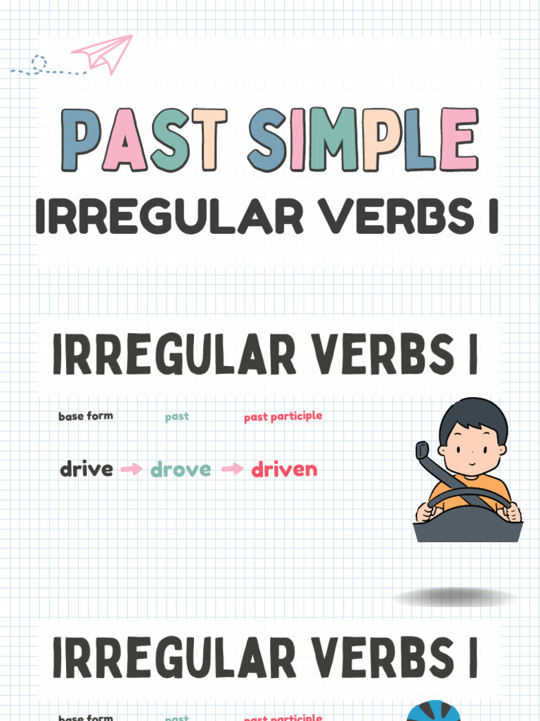 Irregular Verbs: Past Participles List | PDF