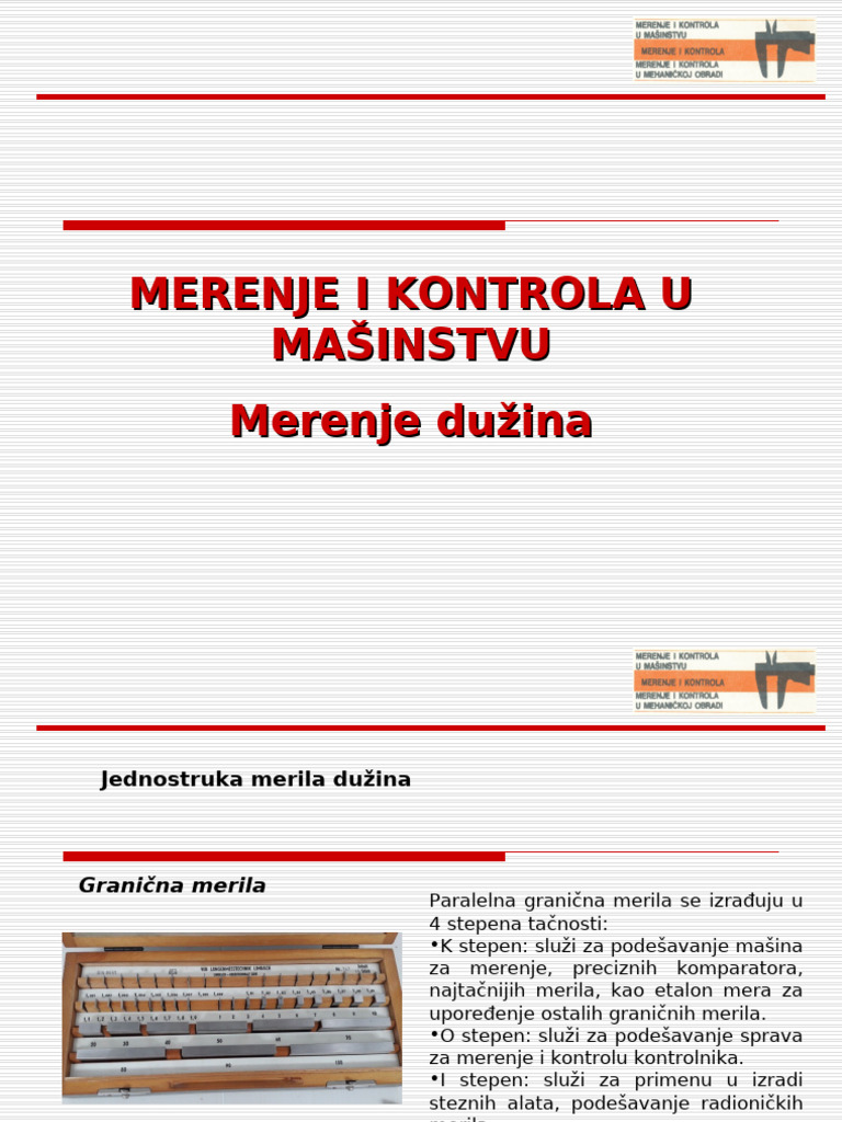 2_Merenje i kontrola u masinstvu_deo_I | PDF