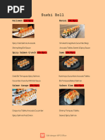 Nuri Sushi Menu and Prices Overview | PDF | Sushi | Japanese Cuisine