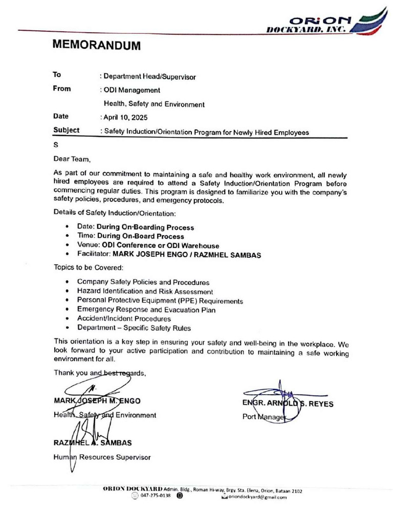 Memorandum 2-25 | PDF