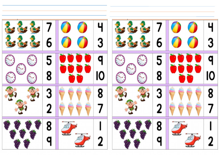 Counting Worksheet | PDF