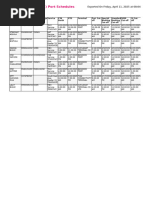 CNC Vessel Schedule for April 2025 | PDF | Coast | Transport Infrastructure