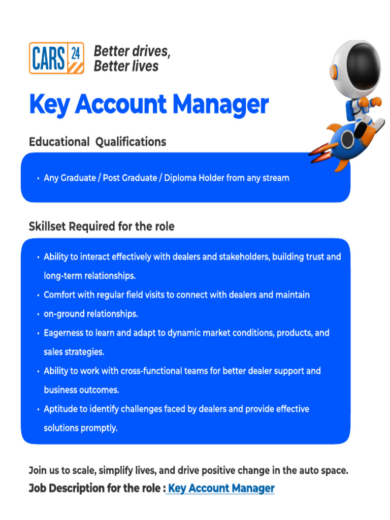 Key Account Manager Job Description | PDF