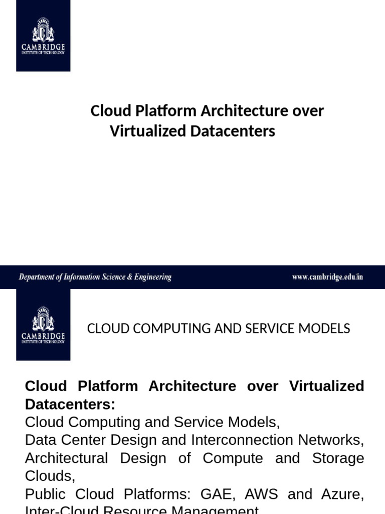 BIS613 D MODULE 3ppt For Students | PDF | Cloud Computing | Virtualization