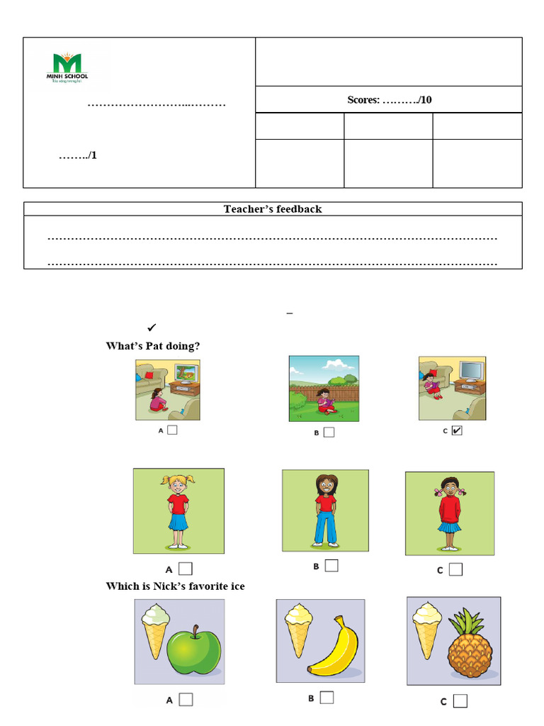 Assessment Test - G2 - 11.24 | PDF