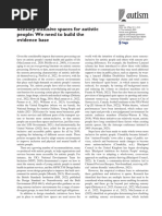 Autistic SPACE Framework for Healthcare | PDF | Autism Spectrum ...