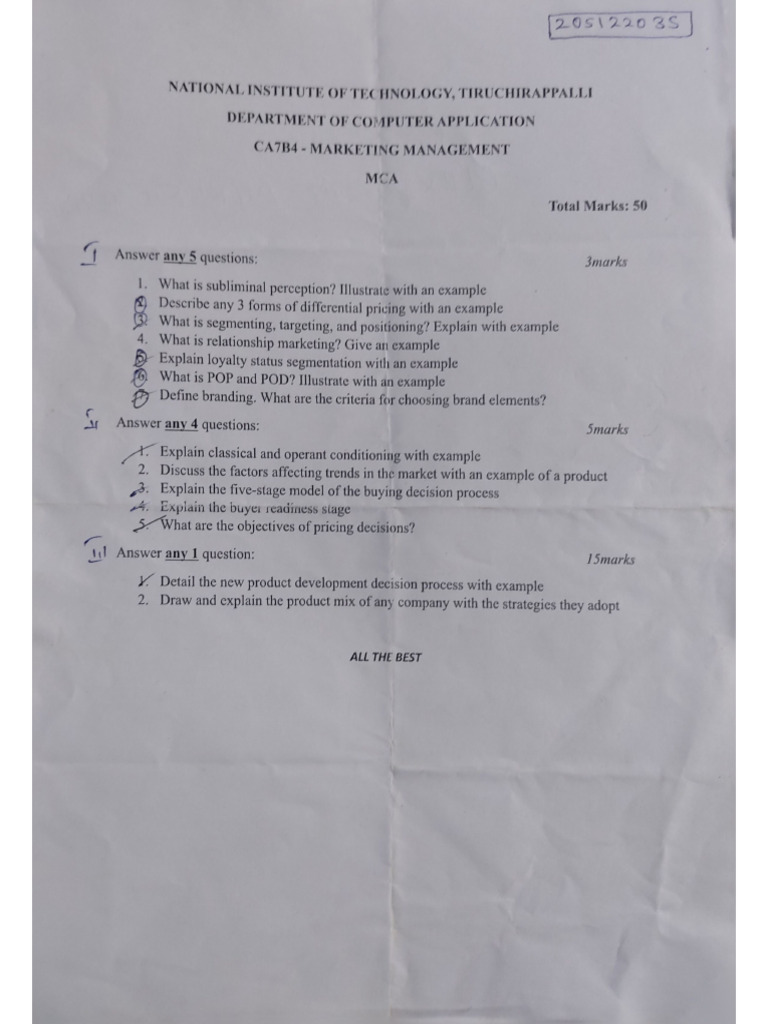 Pyq 2024 4th Sem Papers | PDF