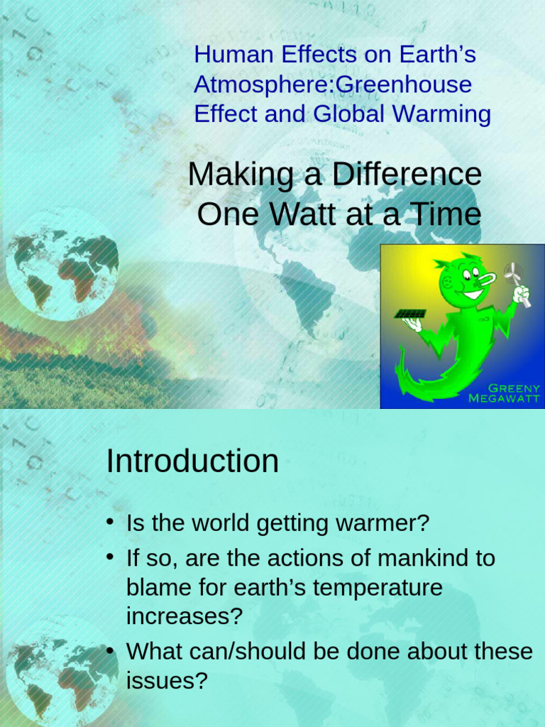 PHY 202 Module 2 - Global Warming | PDF | Greenhouse Gas | Greenhouse Effect